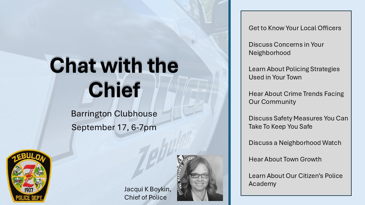 Police | Town of Zebulon, NC